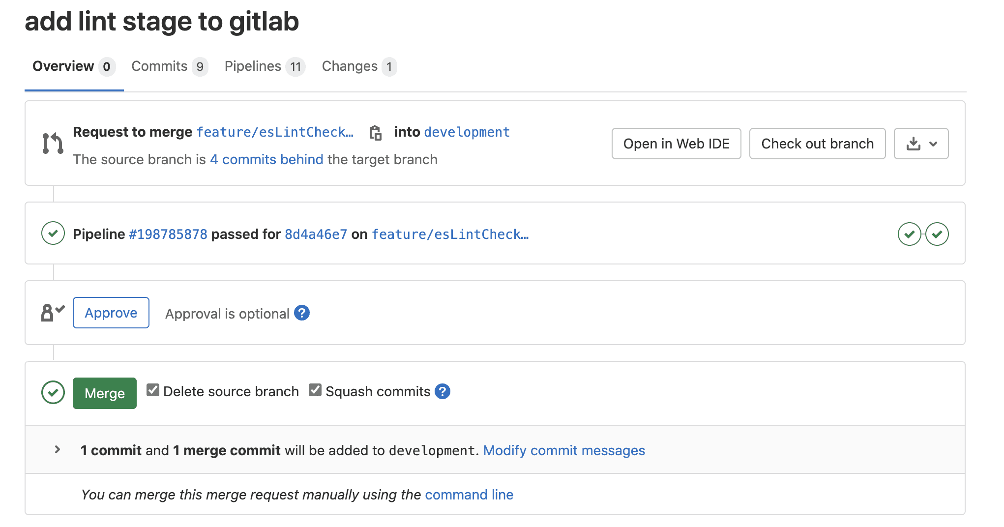 Add Eslint On Nodejs Or React Project In Gitlab Pipeline The Hot Code